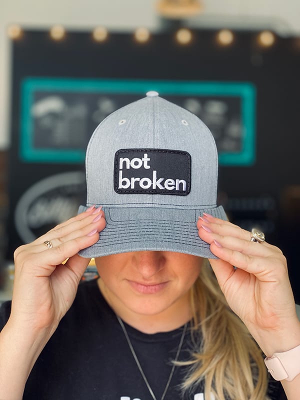 Not Broken Trucker Hat | Shop Bitty & Beau's Coffee