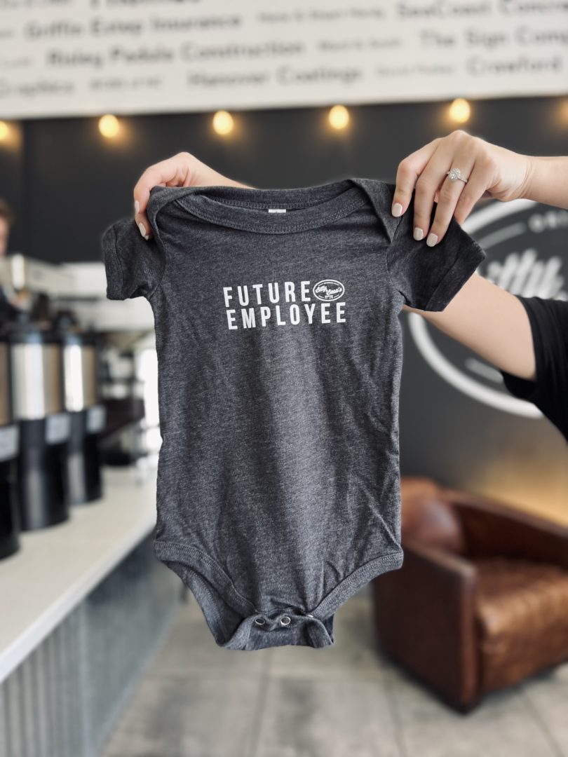 Future Employee Onesie | Shop Bitty & Beau's Coffee